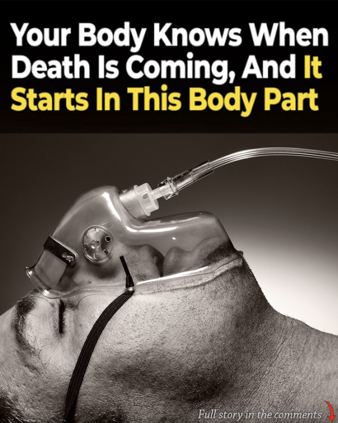 Research shows body senses death is near – starts in this body part